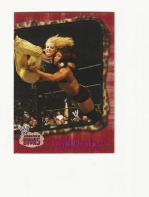 2002 TRISH STRATUS FLEER ABSOLUTE DIVAS WWF Wrestling CARD HOT NRMINT ...