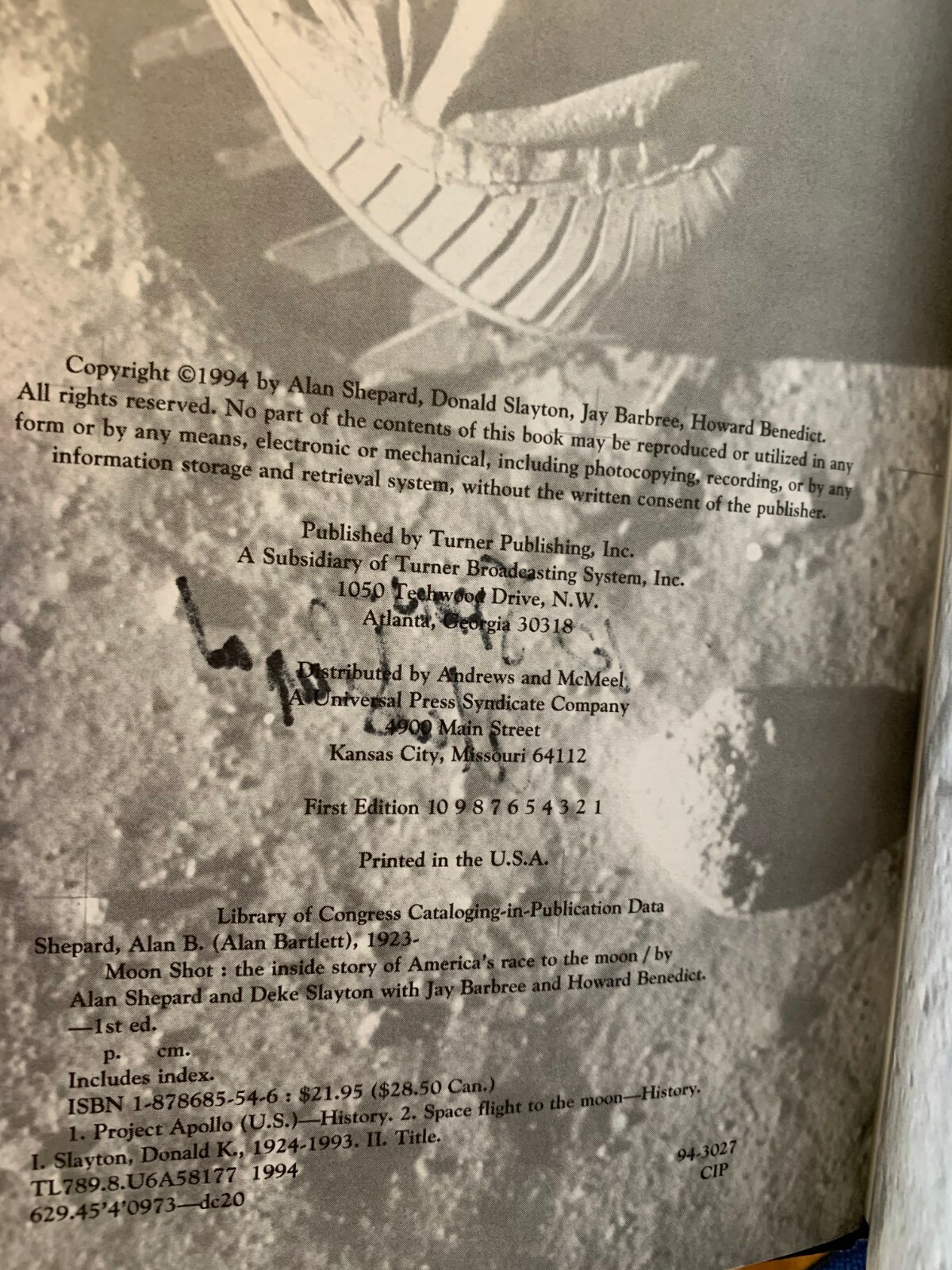 Moon Shot By Alan Shepard SIGNED Autograph Hardcover Book | eBay