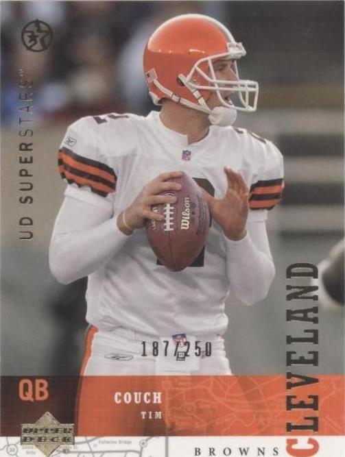 2002-03 Upper Deck UD Superstars - Tim Couch #63 Gold /250 for sale ...