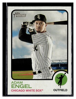 2022 Topps Heritage ADAM ENGEL #445 HIGH NUMBER SP CHICAGO WHITE SOX ...