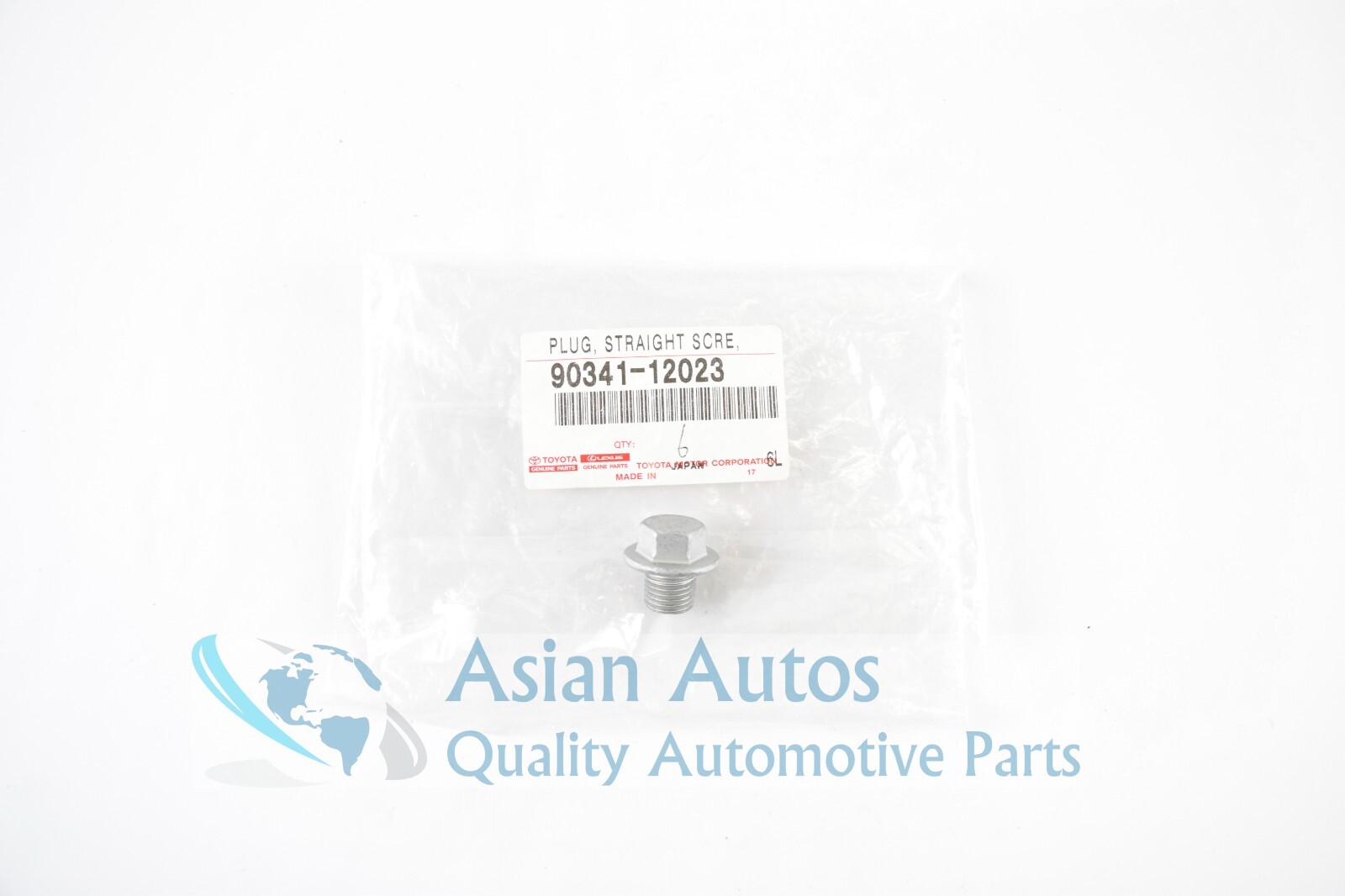 Genuine Toyota 1998-2009 Engine Oil Drain Plug (Single) 1x 9034112023 ...