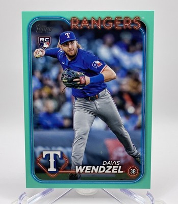 2024 Topps Update Davis Wendzel Aqua Rookie RC US248 FANATICS EXCLUSIVE ...