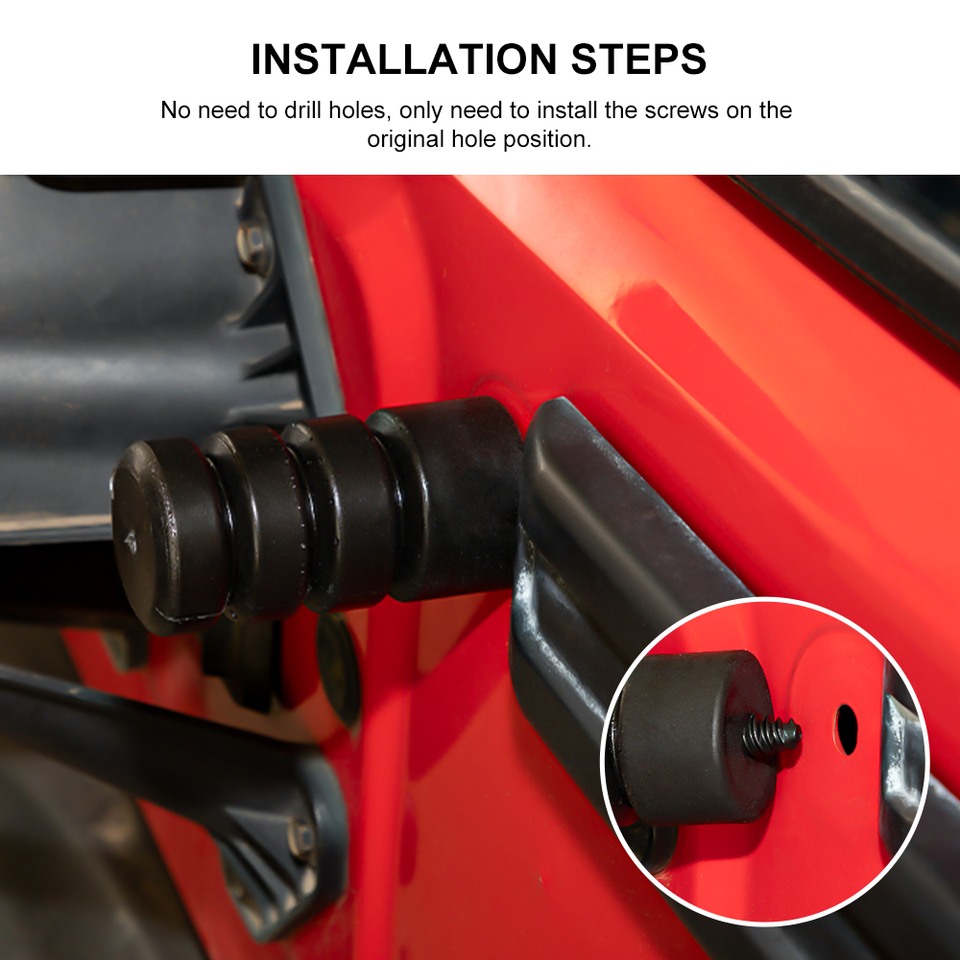 Tailgate bumpstop, stop the spare tire rattle, fits Jeep Wrangler JK JL ...