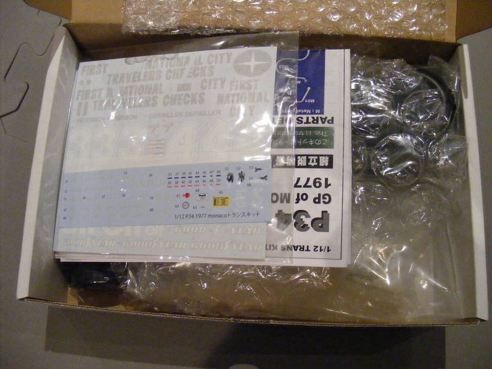 Studio 27 1/12 Tyrrell P34 1977 Monaco GP Detail Up Set | eBay