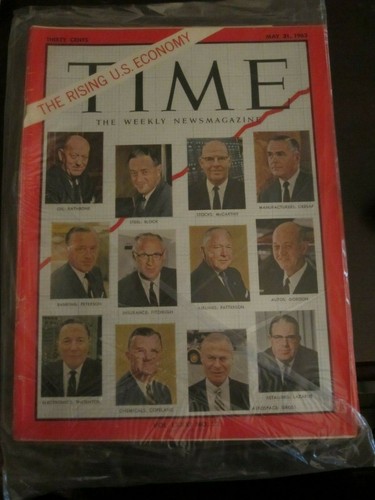 Time Magazine May 1963 The Rising US Economy Aerospace Airlines No ...