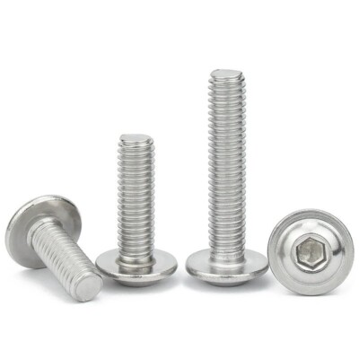 M2 - M10 Hex Socket Flanged Button Head Allen Bolts Screws 304 ...