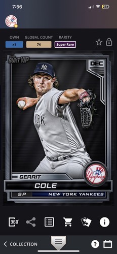 2022 Topps Bunt VIP 74 cc Black Base Super Rare [ Digital] | eBay