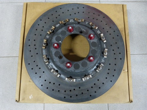 Porsche 911 997 GT2 GT3 RS PCCB brake disc front axle right front brake ...