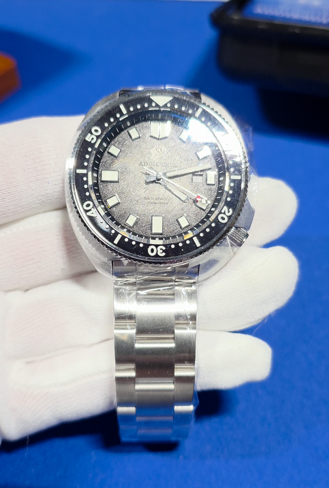 Addiesdive AD2511 Turtle Captain Willard Quartz Watch 3D Gray Diver ...