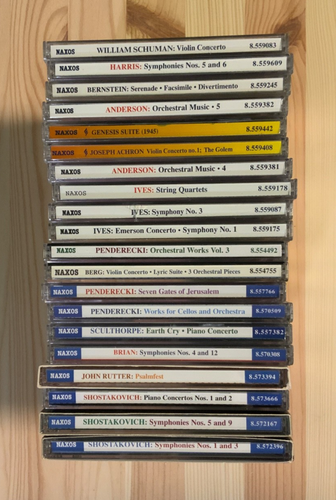 Lot of 20 Naxos Classical Music CDs | eBay