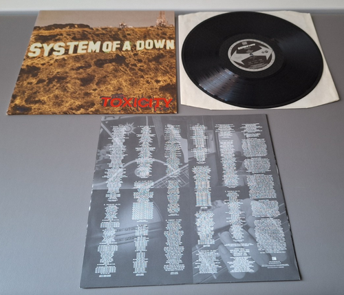 SYSTEM OF A DOWN original Vinyl LP Toxicity (2001 Columbia/American Rec ...
