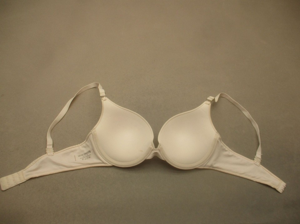 36B Lily Of France Womens Beige Padded Underwire Back Closure Push-Up ...