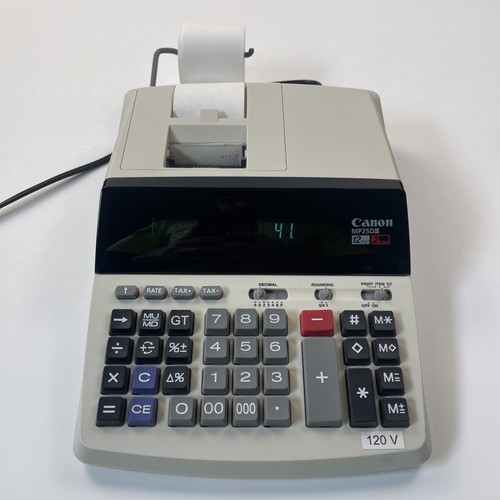 Canon MP25D-3 Desktop Printing Calculator - Beige | eBay