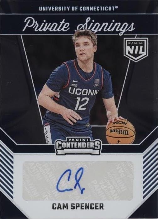 2024-25 Panini University of Connecticut - Private Signings Cam Spencer ...