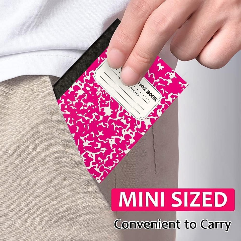 Mini Composition Notebook, Cute 30 Pack 5 Pastel Colors Narrow Ruled ...