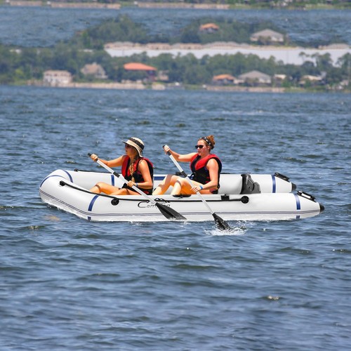 10ft Inflatable Boat Inflatable Rafting Fishing Dinghy Tender Pontoon ...
