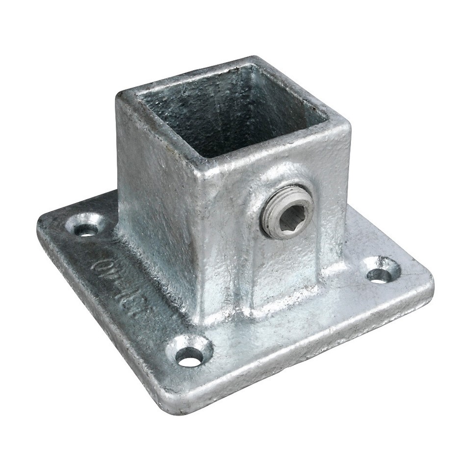 Industrial Handrail Galvanised Mild Steel Square Key Clamp Fittings Box ...