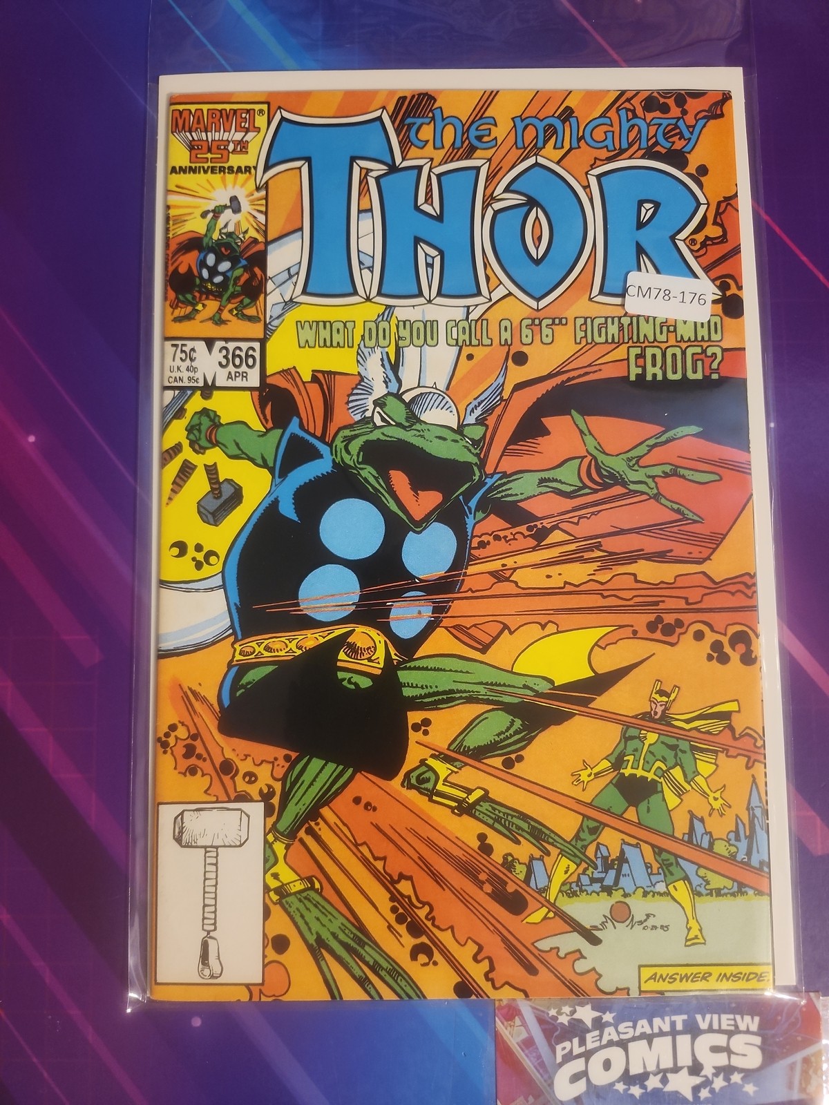 THOR #366 VOL. 1 HIGH GRADE MARVEL COMIC BOOK CM78-176 | eBay