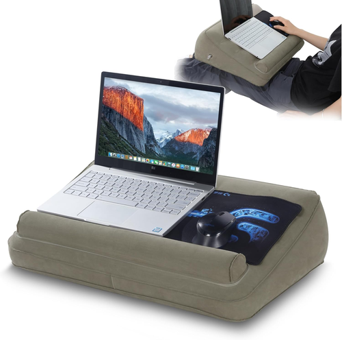 Lnflatable Lap Laptop Desk,Soft Controller Game Pillow with Anti-Slip ...