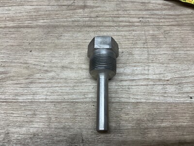 Stainless Steel 304 Thermowell Screwed Type 1/2” NPT 1” Thread #35C29 ...