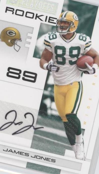 2007 Playoff NFL Playoffs - Rookie James Jones #164 Silver Signatures ...