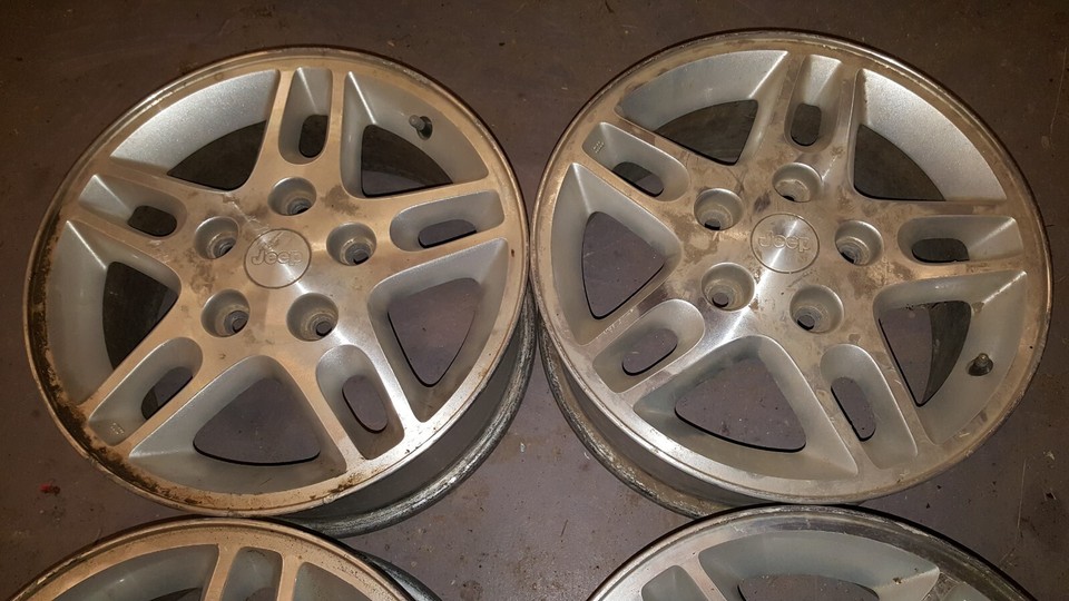 SET OF 4 JEEP 16" WRANGLER STOCK WHEELS Rims Renegade Rubicon Grand ...