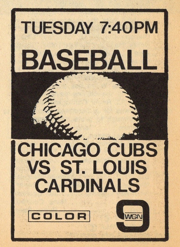 2 - 1970 BASEBALL TV AD's CHICAGO CUBS CUB TALK BOB LOUIS WTVO ROCKFORD ...