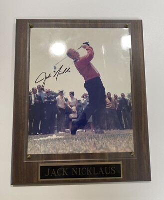 Jack Nicklaus Autograph Coa 8 X 10 Plaque | eBay