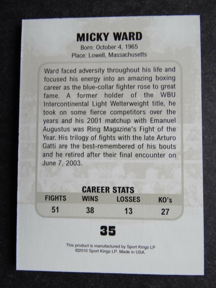2011 Ringside Boxing Round One Gold Cards Complete Your Set U Pick List ...