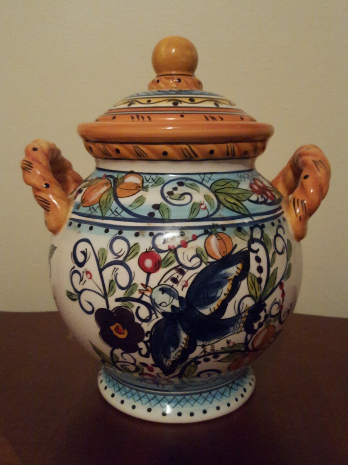 Dario Farrucci Designs Villa Paradiso Ginger Jar 8inches tall | eBay