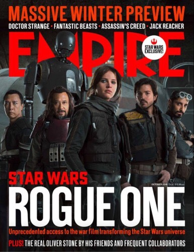 EMPIRE October 2016 Rogue One Star Wars Tim Burton Greasy The Rebels ...