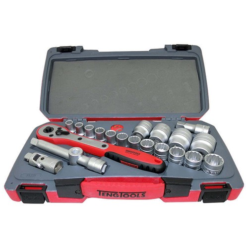 Teng Tools - 21 Piece 1/2 inch Drive Socket Set T1221 | eBay Australia