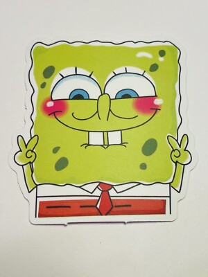 Spongebob Peace Sign HypeBeast Skateboard Sticker Decal | eBay