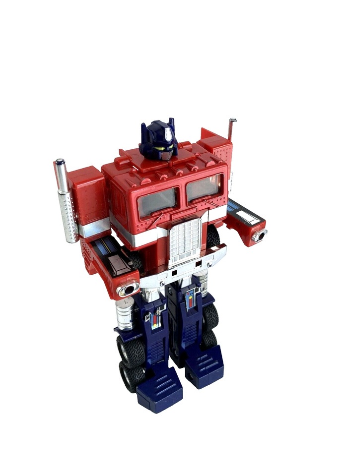 Transformers G1 Optimus Prime 95% Complete Vintage Figure Light Blue ...
