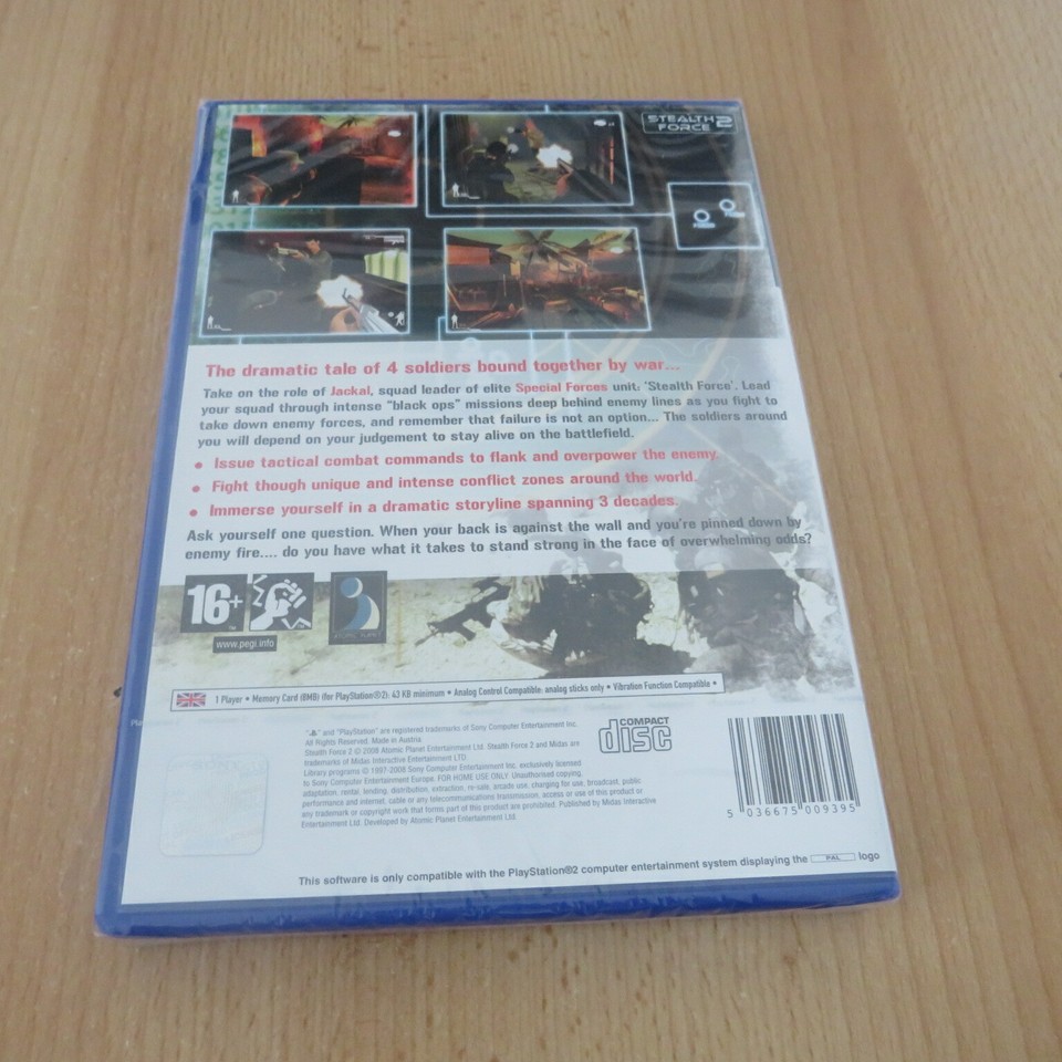 Stealth Force 2 PS2 PlayStation 2 new sealed uk pal version | eBay