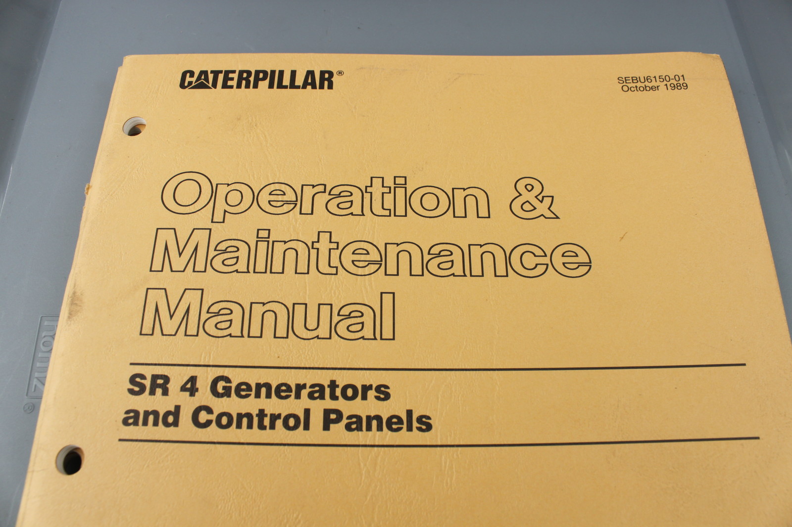 Caterpillar SR4 Generatators & Control Panels Operations & Maintenance ...