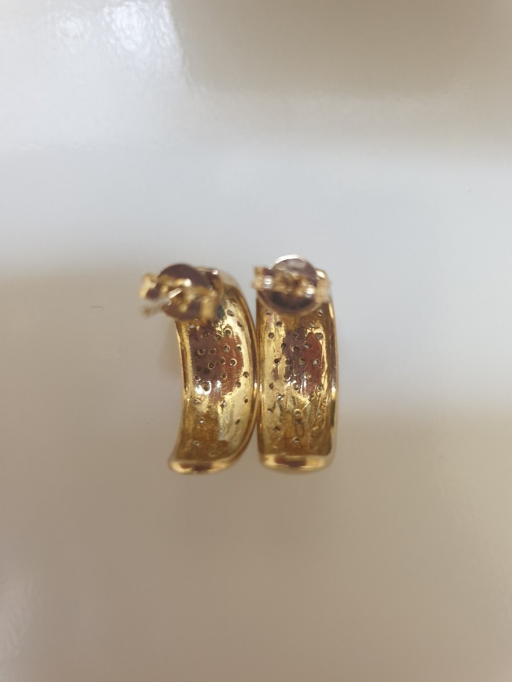 9ct Gold Earrings wear/scrap 4.42g | eBay UK