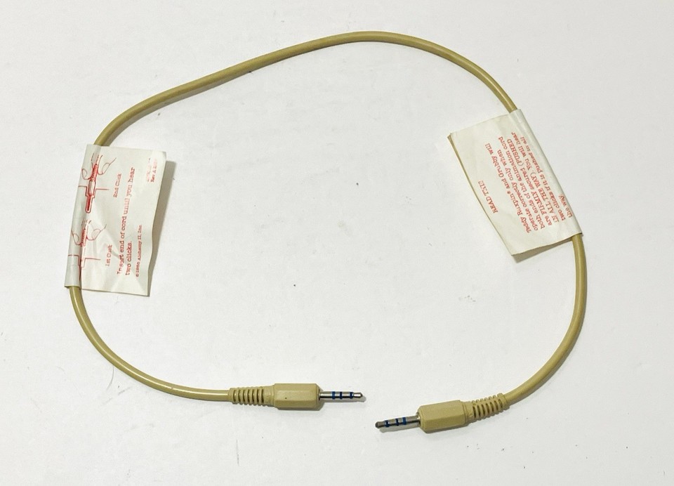 Vintage Teddy Ruxpin Grubby's Original Animation Cable Cord | eBay