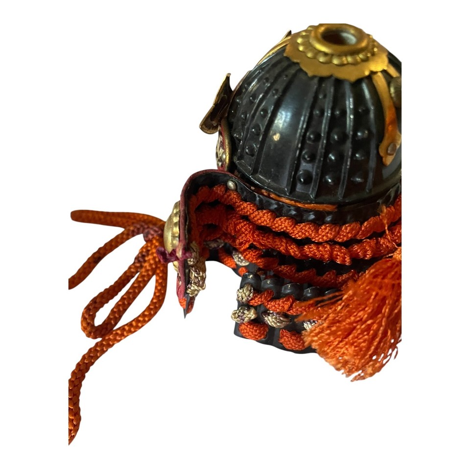 Miniature Japanese Samurai Kabuto Helmet Ornament — Hand‑Held ...