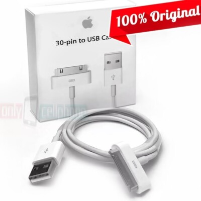 Original OEM 30 Pins USB Data Charger Cable for Apple iPhone 4S 4 3GS ...