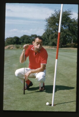 Joey Bishop Rat Pack 1960's Comic Golf Putt Pose Original 35mm ...