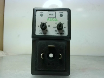 ASCO 720 Solenoid Valve Timer 24-240V Input 272839-001 2-40sec On/0.5 ...