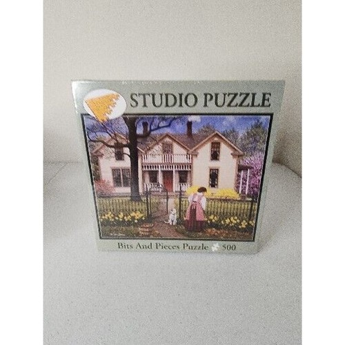 500pc Puzzle - NEAT AND TIDY House with Dog John Sloane NEW Sealed Box ...