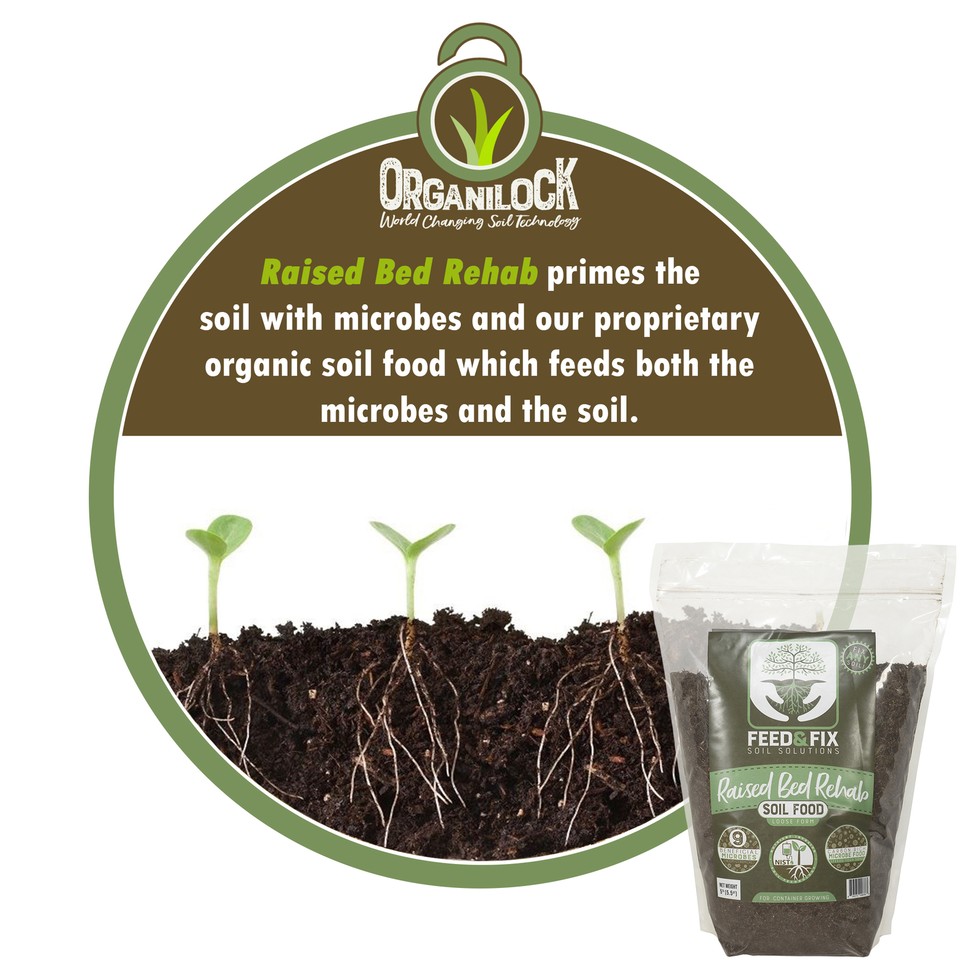 OrganiLock Raised Bed Rehab Potting Garden Soil For Growing, 5 Pound | eBay