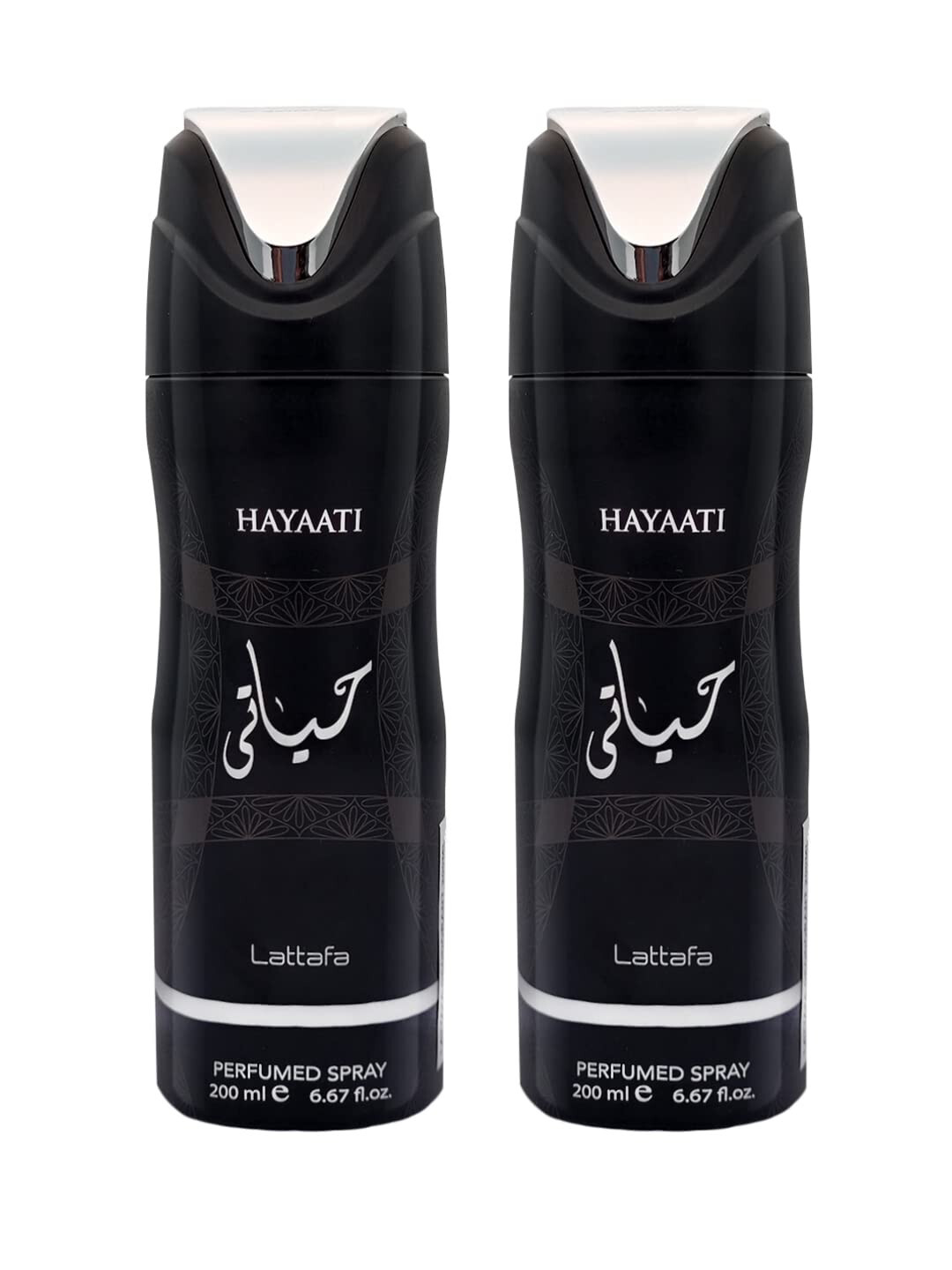 Lattafa Hayati Deodorant Long Lasting Body Spray Pack Of 2 Each 200ml ...