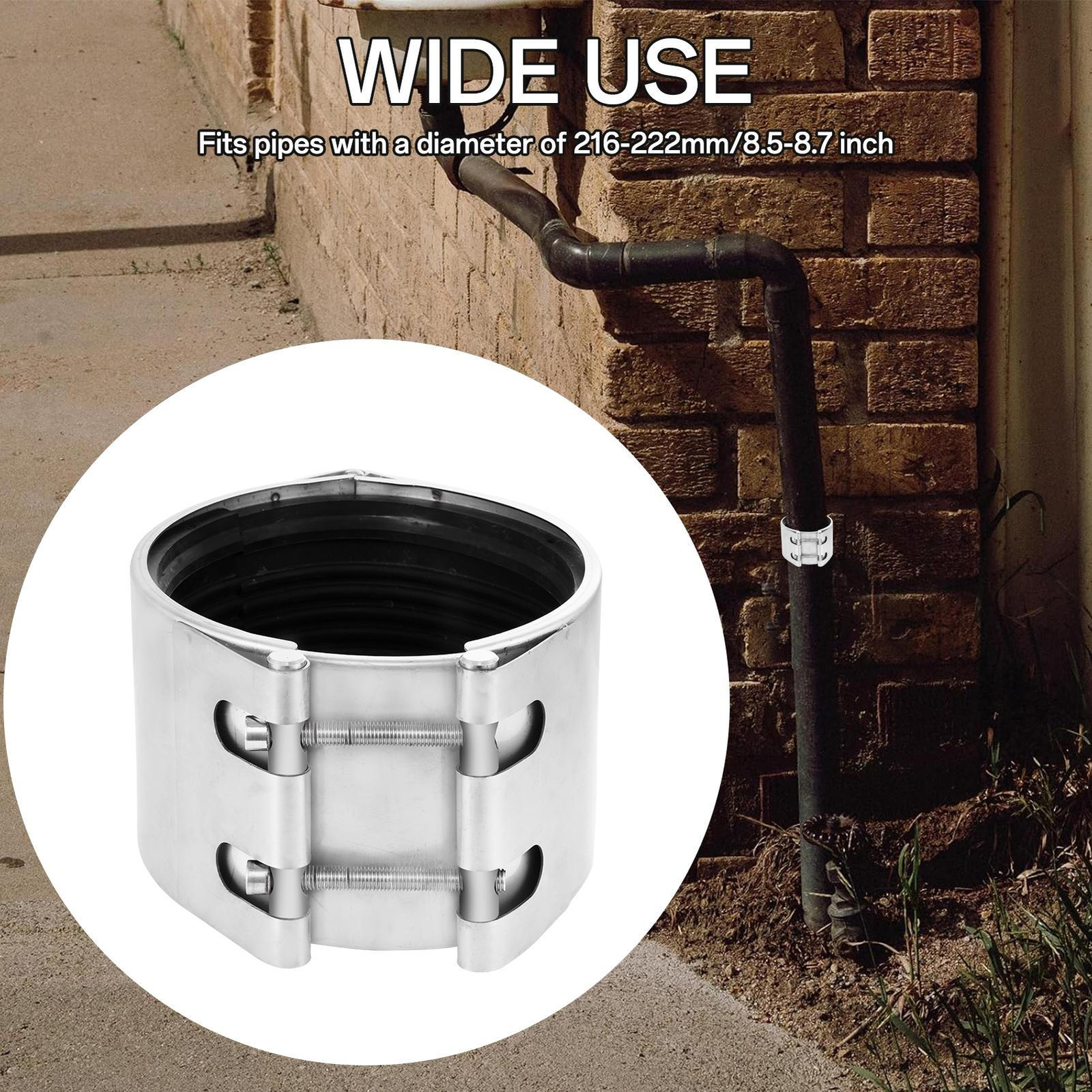 Pipe Repair Clamp Leak Sealer Emergency Pipe Repair For Plastic Metal ...