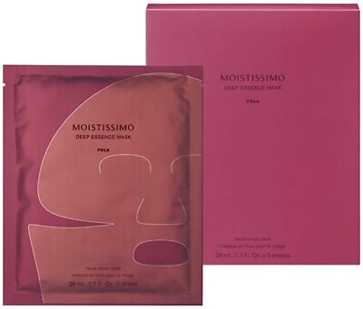 POLA MOISTISSIMO Deep Essence Mask 34mL x 6 packs Face Mask | eBay