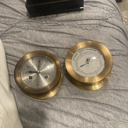 Vintage Schatz Clock and Barometer Parts or Repair | eBay