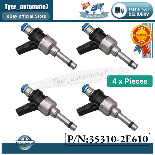 4PCs 35310-2E610 Assembly- GDI Fuel Injector for 2016-2019 Hyundai ...