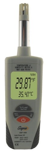 Supco DSP1000 Digital Psychrometer | Temperature/Dew Point | 1.77 x 1. ...